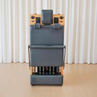 China Premium Foldable Wood Pilates Reformer Space Saving Equipment For Pilates Studios for sale