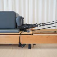 China Premium Foldable Wood Pilates Reformer Space Saving Equipment For Pilates Studios for sale