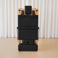 China Premium Foldable Wood Pilates Reformer Space Saving Equipment For Pilates Studios for sale