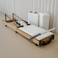 China Eco Friendly Beech Wood Pilates Reformer Foldable Core Bed for Studio Custom Color 3 Year Warranty for sale