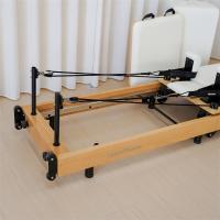 China Customized Wooden Pilates Reformer HXC-B3 Foldable Portable for Studio Commercial Use for sale