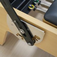 China Foldable Commercial Grade Wooden Pilates Reformer 237x61x28cm Custom Logo for Studios for sale