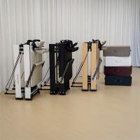 China Jaalee Plywood Foldable Pilates Reformer 237x61x28cm Home Fitness Machine for sale