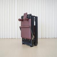 China Foldable Pilates Reformer 237x61x28cm Plywood Home Yoga Studio Fitness Equipment for sale