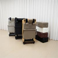 China Jaalee OEM Foldable Wood Pilates Reformer 237x61x28cm with Box and Jump Board for sale