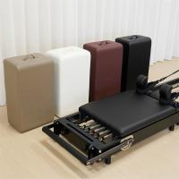 China Jaalee OEM Foldable Wood Pilates Reformer 237x61x28cm with Box and Jump Board for sale