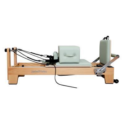 China Jaalee Beech Wood Pilates Reformer 1550x455x250mm for Children Fitness Center for sale