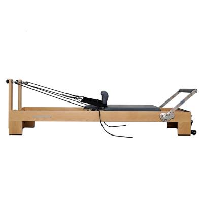 China Commercial Home Studio Pilates Reformer Machine Beech Wood 2250x630x300mm for sale