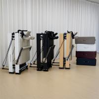 China Pilates Commercial Wooden Folding Reformer Gym Studio Portable Equipment 180cm for sale