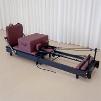China Pilates Commercial Wooden Folding Reformer Gym Studio Portable Equipment 180cm for sale