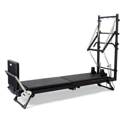 China Commercial Pilates Reformer with Half Tower Retractable Iron Foldable 12000 sqm Factory for sale