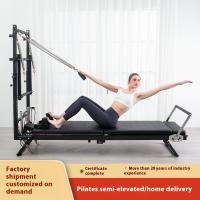 China Commercial Pilates Reformer with Half Tower Retractable Iron Foldable 12000 sqm Factory for sale