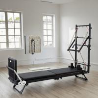China Commercial Pilates Reformer with Half Tower Retractable Iron Foldable 12000 sqm Factory for sale