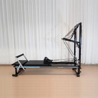 China Eco Friendly Aluminum Alloy Pilates Reformer Half Tower with Aerial Trapeze for Studio for sale
