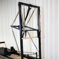 China Eco Friendly Aluminum Alloy Pilates Reformer Half Tower with Aerial Trapeze for Studio for sale