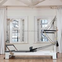 China Beech Wood Pilates Reformer with Tower 2280x630x1960mm Home Fitness Equipment for sale