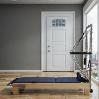 China Custom Portable Microfiber Clinical Reformer Pilates Studio Maple Wood With Tower for sale