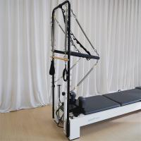 China Custom Color Logo Beechwood Pilates Reformer with Tower 2-in-1 CE Certified for sale