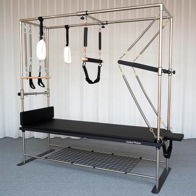 China Custom Logo Eco Friendly Commercial Pilates Reformer Cadillac 2150x700x2160mm Stainless Steel for sale
