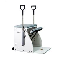China Beech Painted White Wunda Chair Solid Wood Pilates Reformer 750x600x1100mm for sale