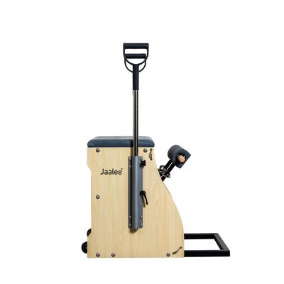 China Jaalee Beech Wood Wunda Chair 750x600x1100mm Eco Stable Metal Springs Pilates Reformer for sale