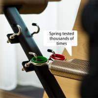 China Maple Wood Pilates Wunda Chair 750x600x1100mm Spring Reformer for Studio Home Use for sale