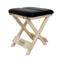 China Jaalee Portable Folding Pilates Chair 40x40x47.5cm Wooden Yoga Stool Bench for Gym for sale