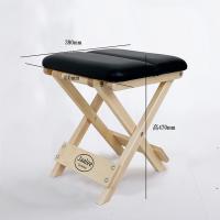 China Jaalee Portable Folding Pilates Chair 40x40x47.5cm Wooden Yoga Stool Bench for Gym for sale