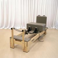 China Maple Wood Pilates Reformer 2480x680x350mm Studio Exercise Machine Yoga Equipment for sale