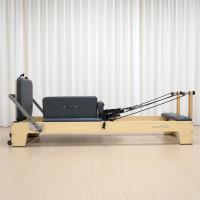 China Custom Wood Pilates Reformer Fitness Training Machine 2480x680x350mm Studio Equipment for sale