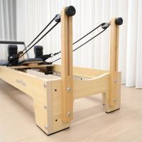 China Custom Wood Pilates Reformer Fitness Training Machine 2480x680x350mm Studio Equipment for sale