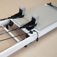 China Custom Logo Foldable Pilates Reformer Wood Material Adjustable For Body Building for sale