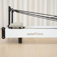 China Training Exercise Maple Folding Reformer Durable Wood Foldable Pilates Reformer for sale