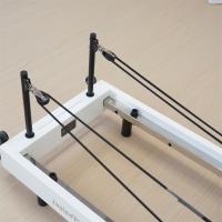 China Custom Logo Foldable Pilates Reformer Wood Material Adjustable For Body Building for sale