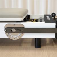 China Training Exercise Maple Folding Reformer Durable Wood Foldable Pilates Reformer for sale