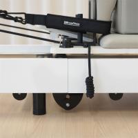 China Custom Logo Foldable Pilates Reformer Wood 2370mm with Adjustable Springs for Body Building for sale