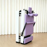 China Custom Logo Foldable Pilates Reformer Wood Material Adjustable For Body Building for sale