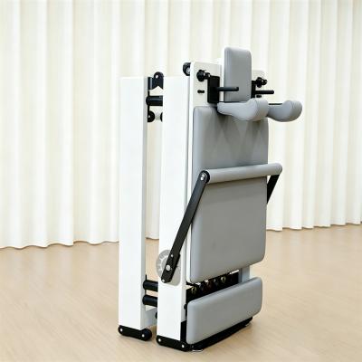 China Wooden Fold Pilates Reformer 237x61x28cm Beech Maple for Yoga Studio Commercial Home Use for sale
