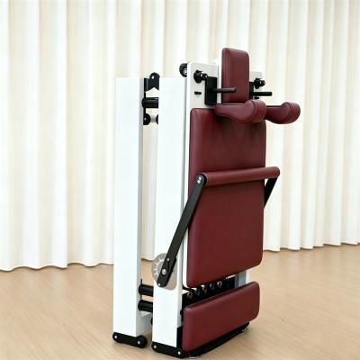 China Jaalee Wood Pilates Reformer 237x61x28cm Custom Color OEM Eco Friendly Home Yoga Studio for sale