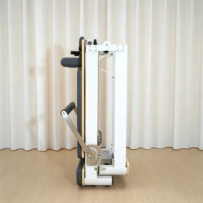 China Customized Adjustable Pilates Reformer Bed Set 2350x680x290mm Aluminum Alloy Frame for Studio Exercise for sale