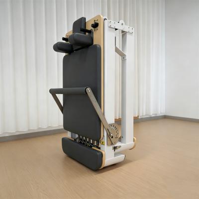 China Jaalee Foldable Aluminum Pilates Reformer 2350x680x290mm Durable Adjustable for Studio Gym for sale