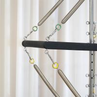 China Maple Wood Pilates Reformer Tower with Half Trapeze 2480x680x2015mm Custom Color for sale