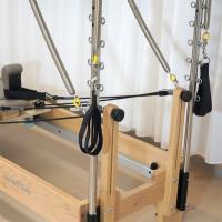 China Jaalee HXC-A1 Pilates Reformer Half Tower Maple Wood 2480x680x2015mm Custom Color for sale