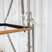China Beech Wood Pilates Reformer with Tower 2280x630x1960mm Home Fitness Equipment for sale