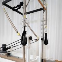 China Beech Wood Pilates Reformer with Tower 2280x630x1960mm Home Fitness Equipment for sale