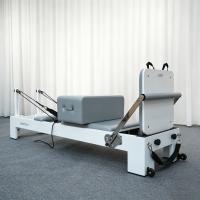 China Jaalee Beech Wood Pilates Reformer 2250x630x300mm Home Gym Yoga Equipment for sale