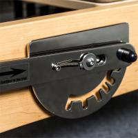 China Durable Maple Wood Pilates Reformer 2480x680x350mm Custom Logo for Studio Yoga Training for sale