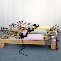 China Jaalee Beech Wood Pilates Reformer 1550x455x250mm for Children Fitness Center for sale