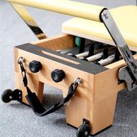 China Jaalee Beech Wood Pilates Reformer 1550x455x250mm for Children Fitness Center for sale
