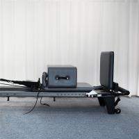 China Commercial Aluminum Pilates Reformer with Infinite Footbar 2480x580x380mm for sale